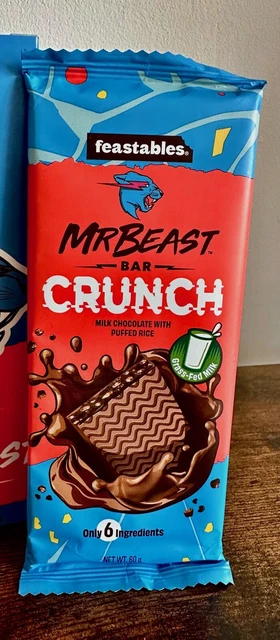 MR BEAST CHOCOLATE Feastables - Milk Chocolate Crunch x 1 Bar £4.75 ...