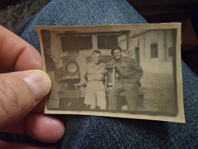 WW2 BRITISH SOLDIERS AT CAMP, MILITARY TRUCK, MORECAMBE ORIGINAL WW2 ...