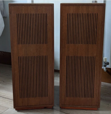 PAIR RETRO VINTAGE 1970s Dynatron LS200 Teak Floor standing Speaker £85 ...