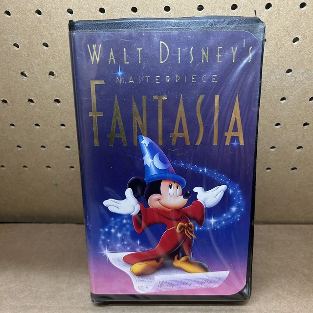 WALT DISNEY'S FANTASIA Masterpiece Edition Black Clamshell (Vhs, 1991 ...