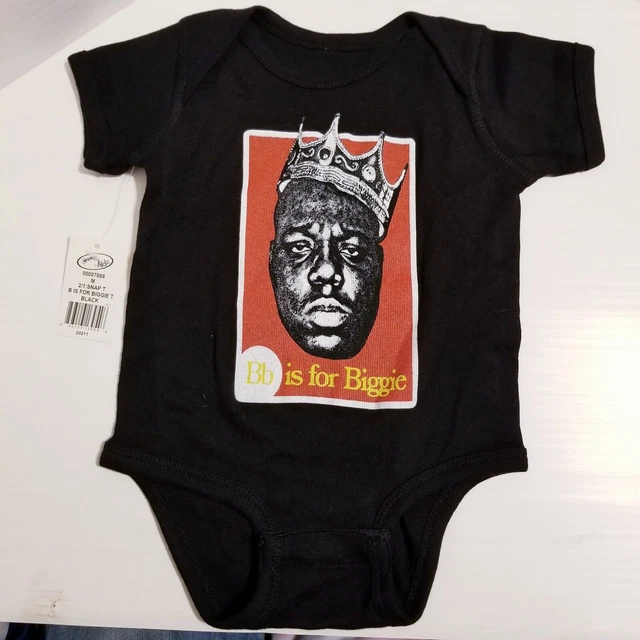B IS FOR Biggie Smalls Notorious BIG Rapper Baby Size 2M One Piece ...