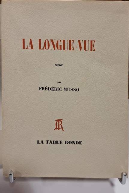 FRÉDÉRIC MUSSO – La longue‑vue – EO – 1/17 Vergé de Hollande – non ...