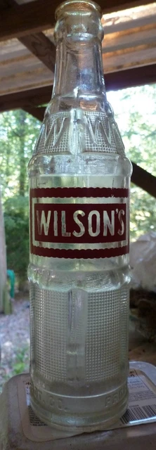 TEXAS SODA BOTTLE-WILSON'S -Vernon-Coca Cola-Art Deco-ACL-Red-c.1930s ...