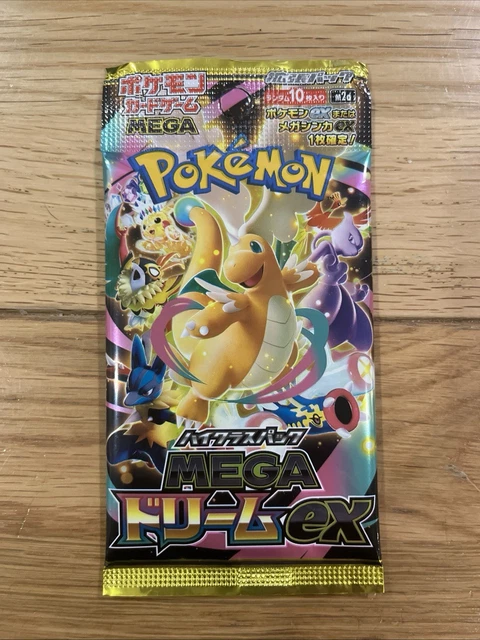 1 X POKEMON Mega Dream Ex M2a Japanese Booster Pack Factory Sealed £6. ...