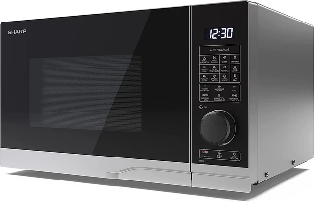 SHARP YC-PS254AU-S SOLO Microwave Oven Semi Digital 25L Grill ECO Mode ...