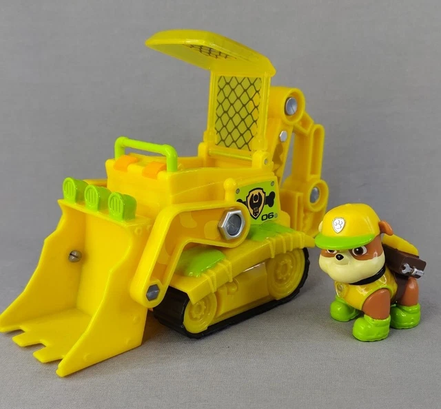 PAW PATROL JUNGLE Paws Rubble Jungle Bulldozer & Jungle Rubble Action ...