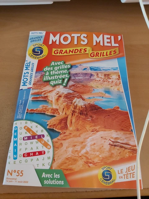 CAHIER DE MOTS Meles Grandes Grilles Neuf EUR 1,95 - PicClick FR