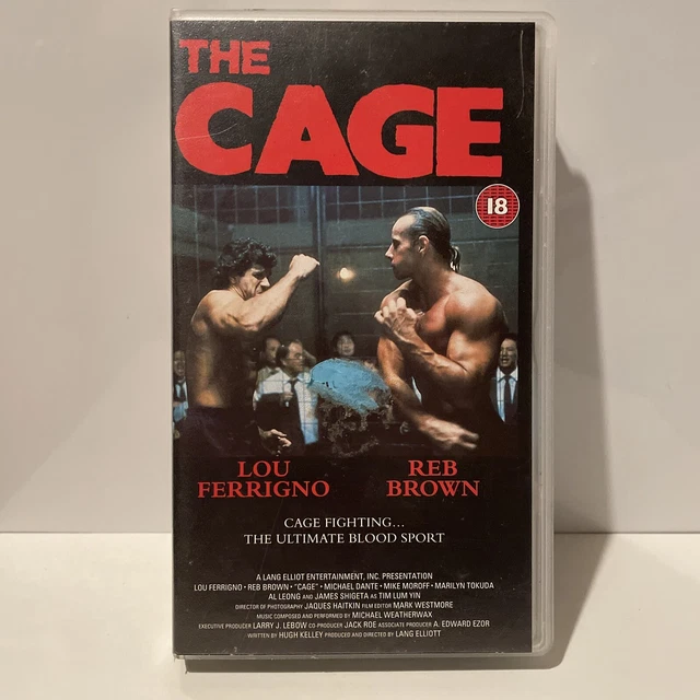 THE CAGE VHS Video Big Box Ex Rental Cert Lou Ferrigno £6.99 - PicClick UK