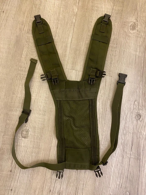 BRITISH ARMY OLIVE Green PLCE IRR yoke for issue Bergen Side Pouches as ...