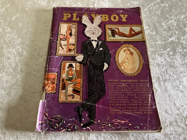 PLAYBOY MEN’S GLAMOUR Adult Magazine - January 1968 Holiday Anniversary Issue £6.96 - PicClick UK