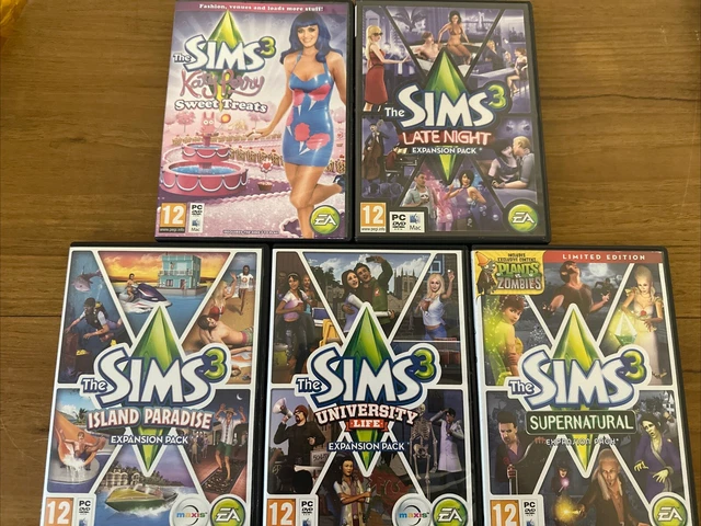 THE SIMS 3 PC DVD - 5 Expansion Packs £29.79 - PicClick UK