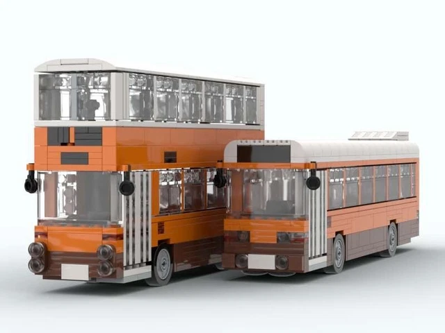 LEGO MOC INSTRUCTIONS Leyland Atlantean And National Bus Greater ...
