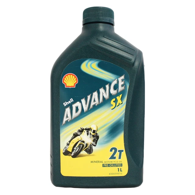 SHELL ADVANCE SX 2T Two Stroke Mineral Motorcycle Engine Oil Pre ...