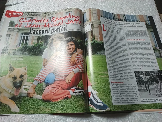 COUPURES DE PRESSE Jean-Michel Jarre Charlotte Rampling Liz Taylor Ava ...