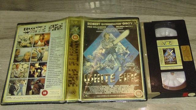 WHITE FIRE VHS Video Pre Cert Big Box Ex Rental VTC £8.99 - PicClick UK