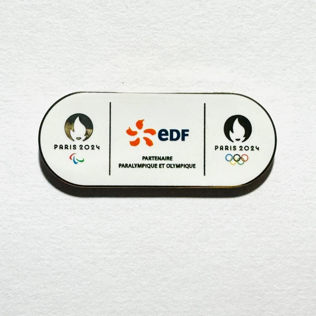 Paris 2024 Pin Dated Edf Olympic Games 20 30 Picclick Ca