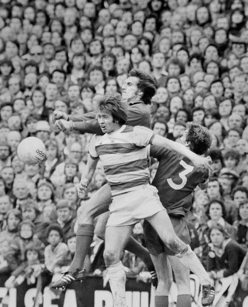 GOALKEEPER RAY CLEMENCE during match at Loftus Road 1977 Football Old ...