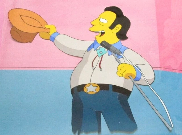 COLONEL HOMER SIMPSON 1992 hat SIMPSONS FOX Disney Original Production ...