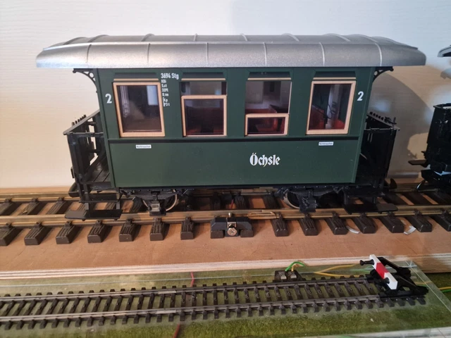 LGB 38079 2-ACHS Personenwagen der Öchsle Bahn Wagen 3 3694 STG🚂 EUR ...