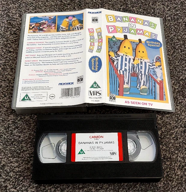 BANANAS IN PYJAMAS Birthday Special As Seen On Tv Pal Vhs Video Kids ...