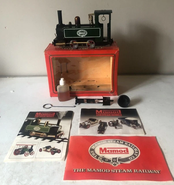 MAMOD SL1 LOCOMOTIVE Loco Live Steam Train ~Inc. Burner Etc, Boxed, V ...