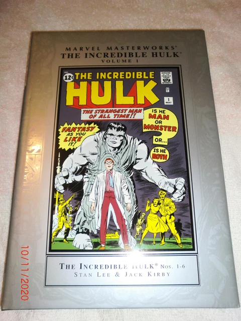 HULK MARVEL MASTERWORKS HC X-men Avengers Thor Spider-Man Wolverine ...