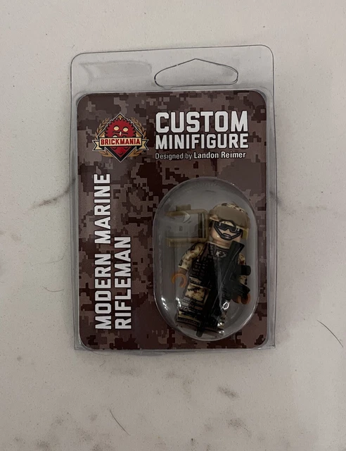 BRICKMANIA MODERN MARINE Rifleman with Brickarms M16 Grenade Launcher £ ...