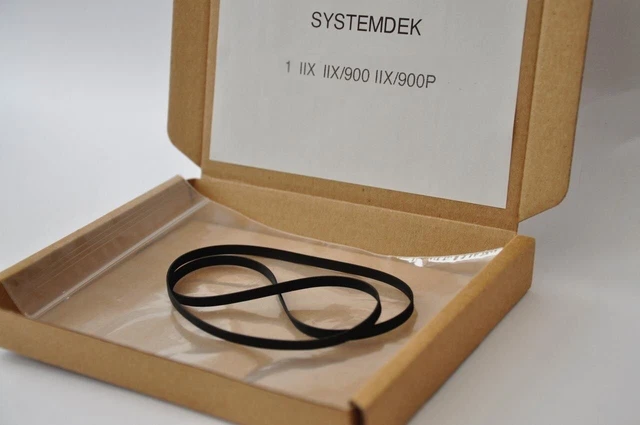 SYSTEMDEK 1 IIX IIX900 IIX900P Turntable Drive Belt Boxed For Shipping ...