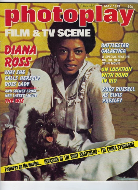 PHOTOPLAY MAY 1979 - Vintage UK Film & TV Magazine Diana Ross Kurt ...