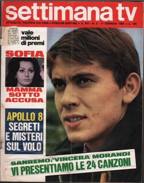 SOFIA LOREN SEAN Connery Al Bano Patty Pravo Lucia Bose' Loretta Goggi ...