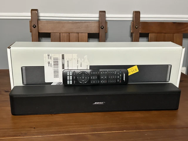 BOSE SOLO 5, 55cm TV Sound Bar With Leads And Remote Controller - Boxed ...