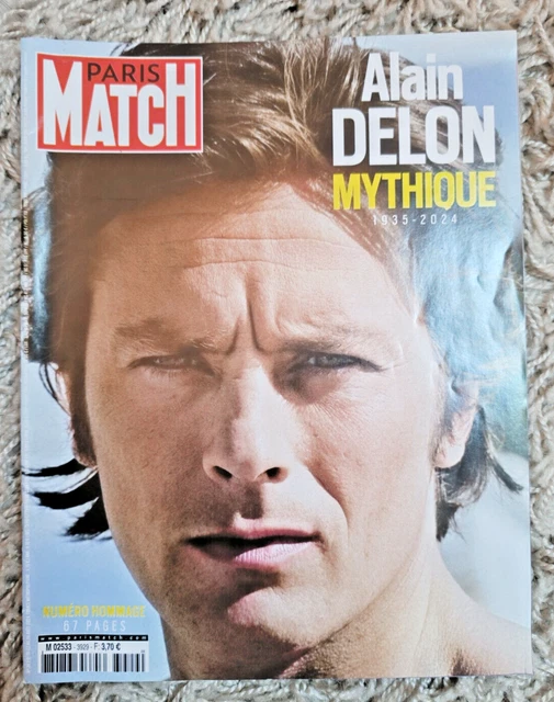 PARIS MATCH - Hommage ALAIN DELON - N°3929 EUR 3,49 - PicClick FR
