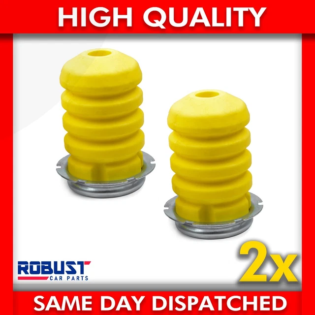 2X REAR SUSPENSION Leaf Spring Bump Stop Rebound For Renault Nissan ...