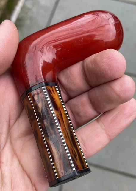 A RARE FATURAN Bakelite Cherry Amber Cane Handle £420.00 - PicClick UK