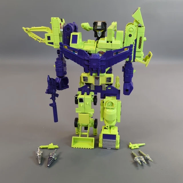 VINTAGE TRANSFORMERS DEVASTATOR G1 1984 Constructicons Hasbro weapons ...