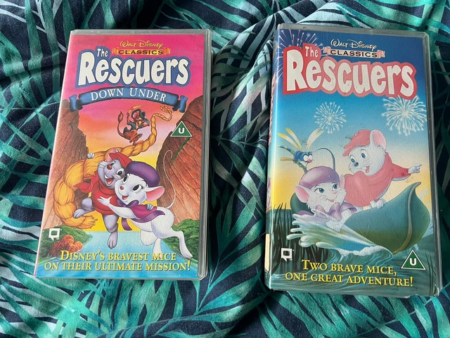THE RESCUERS & The Rescuers Down Under VHS Video Bundle £4.90 - PicClick UK