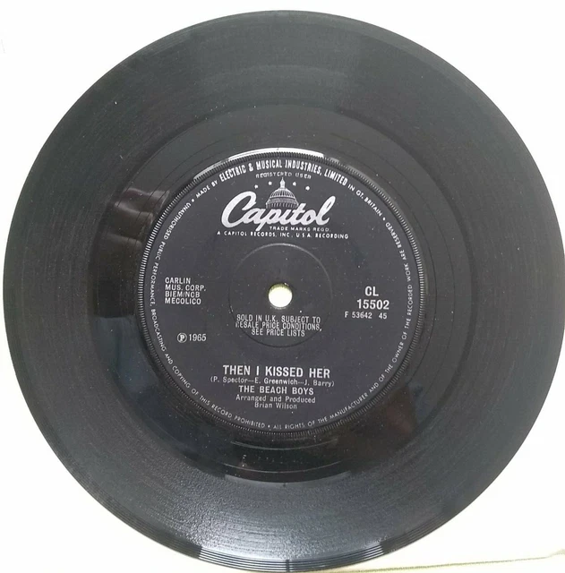 THE BEACH BOYS Then I Kissed Her /Mountain Of Love 7" Vinyl single ...