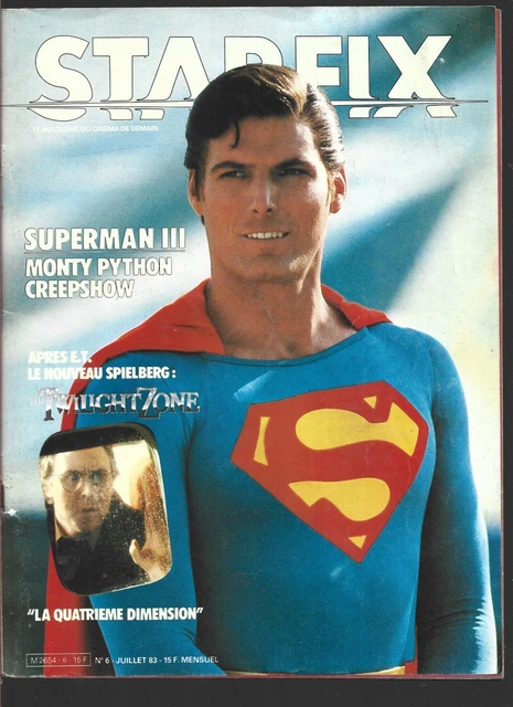 STARFIX MAGAZINE N° 6 1983 Superman III Creepshow Monty Python EUR 1,50 ...