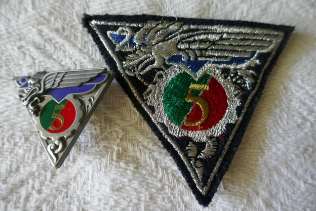 LÉGION ÉTRANGÈRE 2° REP insigne 5° Compagnie avec écusson £52.06 ...