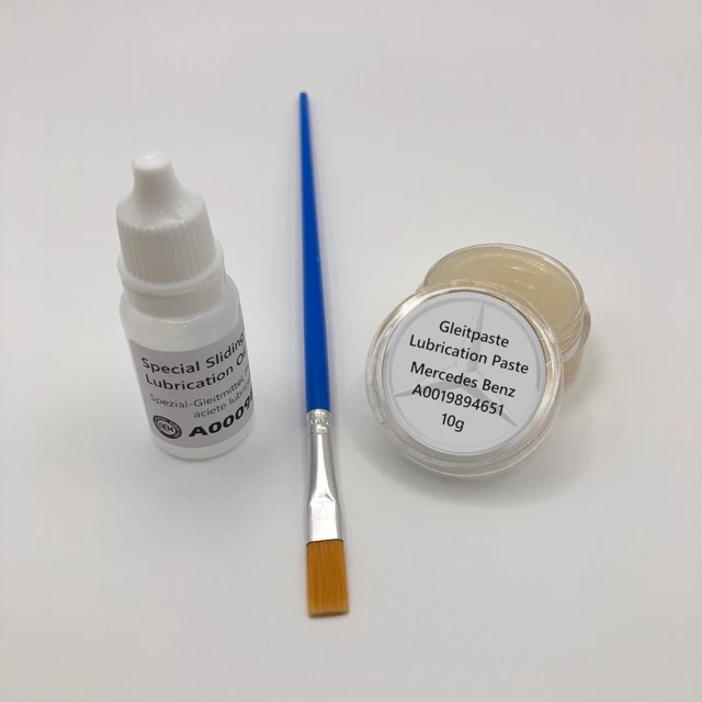 SUNROOF LUBRICANT CAR Kit Mercedes Gleitpaste Grease & Special Sliding ...