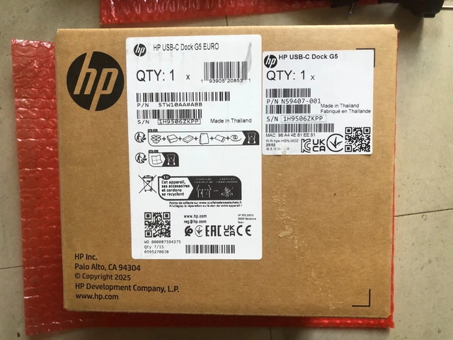 HP USB-C G5 Essential Dock Station d'Accueil (72C71AA) n°2 EUR 59,90 ...