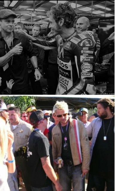 BELSTAFF RACING-XL-LEATHER JACKET-VALENTINO Rossi-Brad Pitt-Giacca ...