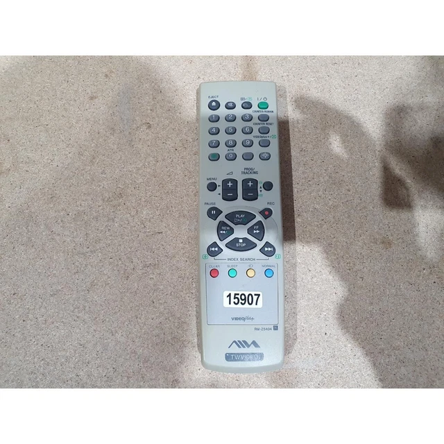 AIWA RM-Z5404 REMOTE Control Grey Wireless Ergonomic for VX-14MW1U TV ...