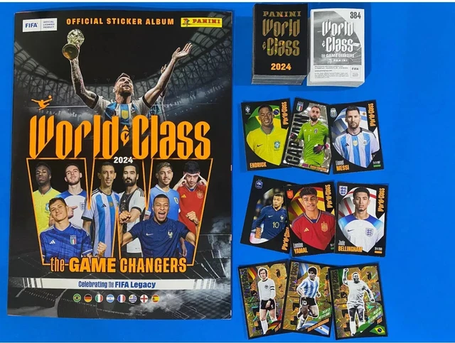 PANINI FIFA WORLD Class 2024 Album + Set Completo 384 Figurine Stickers ...