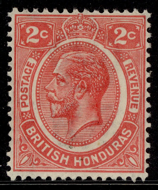 BRITISH HONDURAS GV SG128, 2c rose-carmine, LH MINT. Cat £12. £5.60 ...