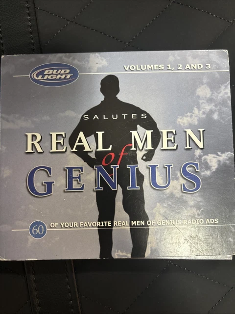 BUD LIGHT SALUTES Real Men Of Genius CD Vol 1,2,3 60 Tracks $36.07 ...