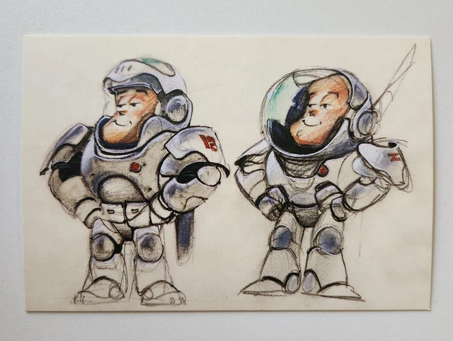 BUZZ LIGHTYEAR DRAWINGS Toy Story Concept Art by Nilo Rodis Pixar ...