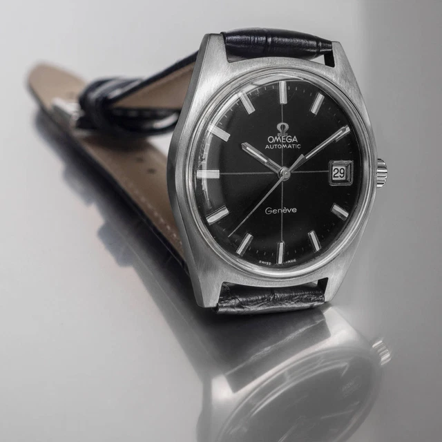 OMEGA GENEVE REF.166.041 Cal.565 Vintage 1969 Date ST.Steel Automatic ...