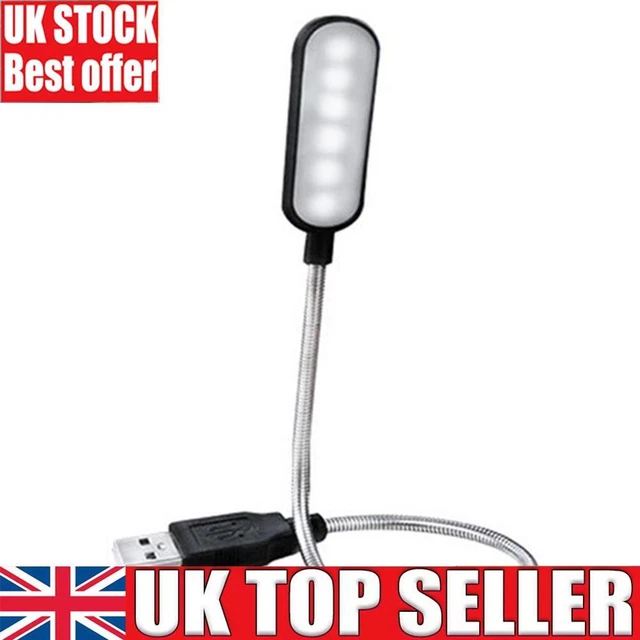 USB LED DESKTOP Light Portable Study Book Table Lamp Night Light Warm ...