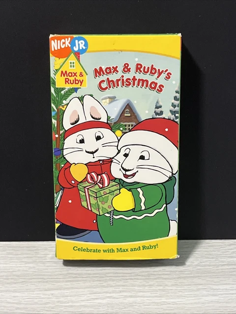 MAX & RUBY'S CHRISTMAS Max & Ruby VHS 2004 Nick Jr Nickelodeon Holidays ...
